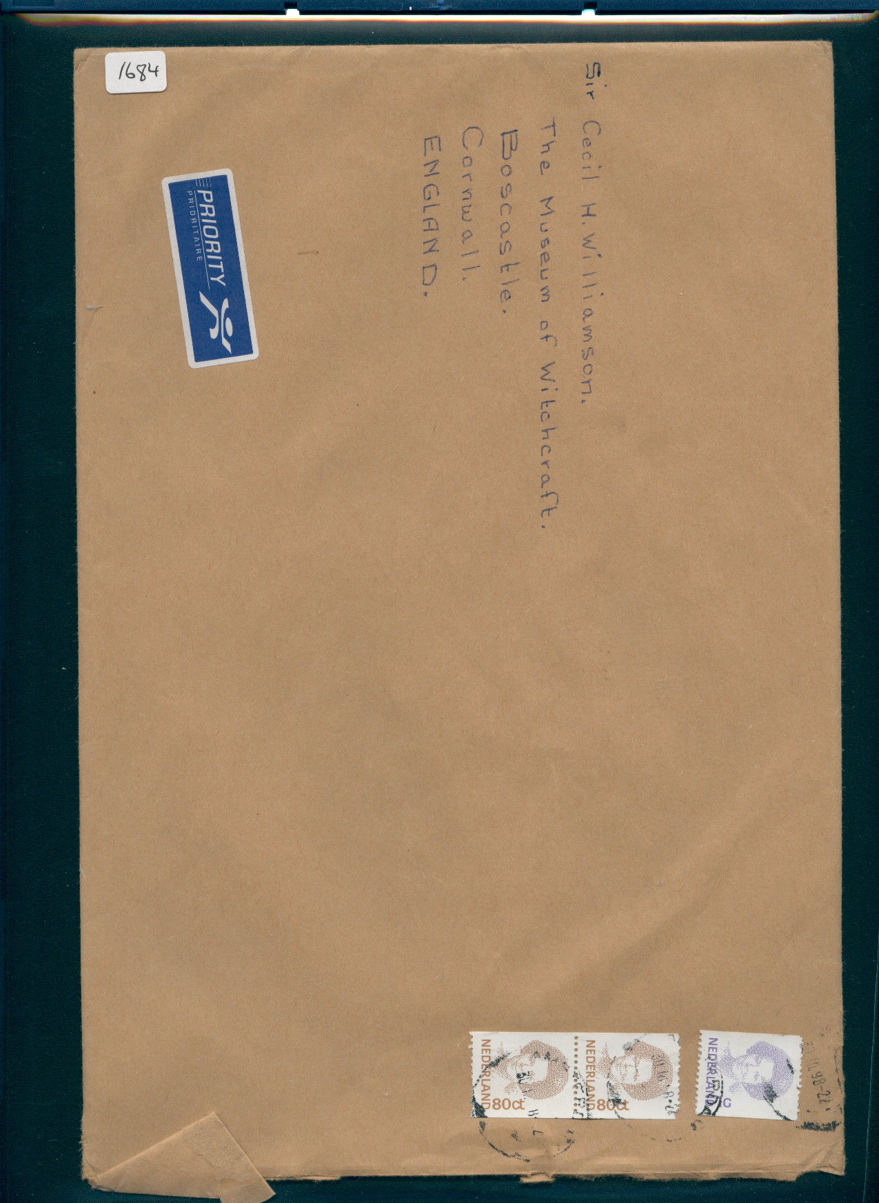 R/14/1684 - envelope - Museum of Witchcraft and Magic