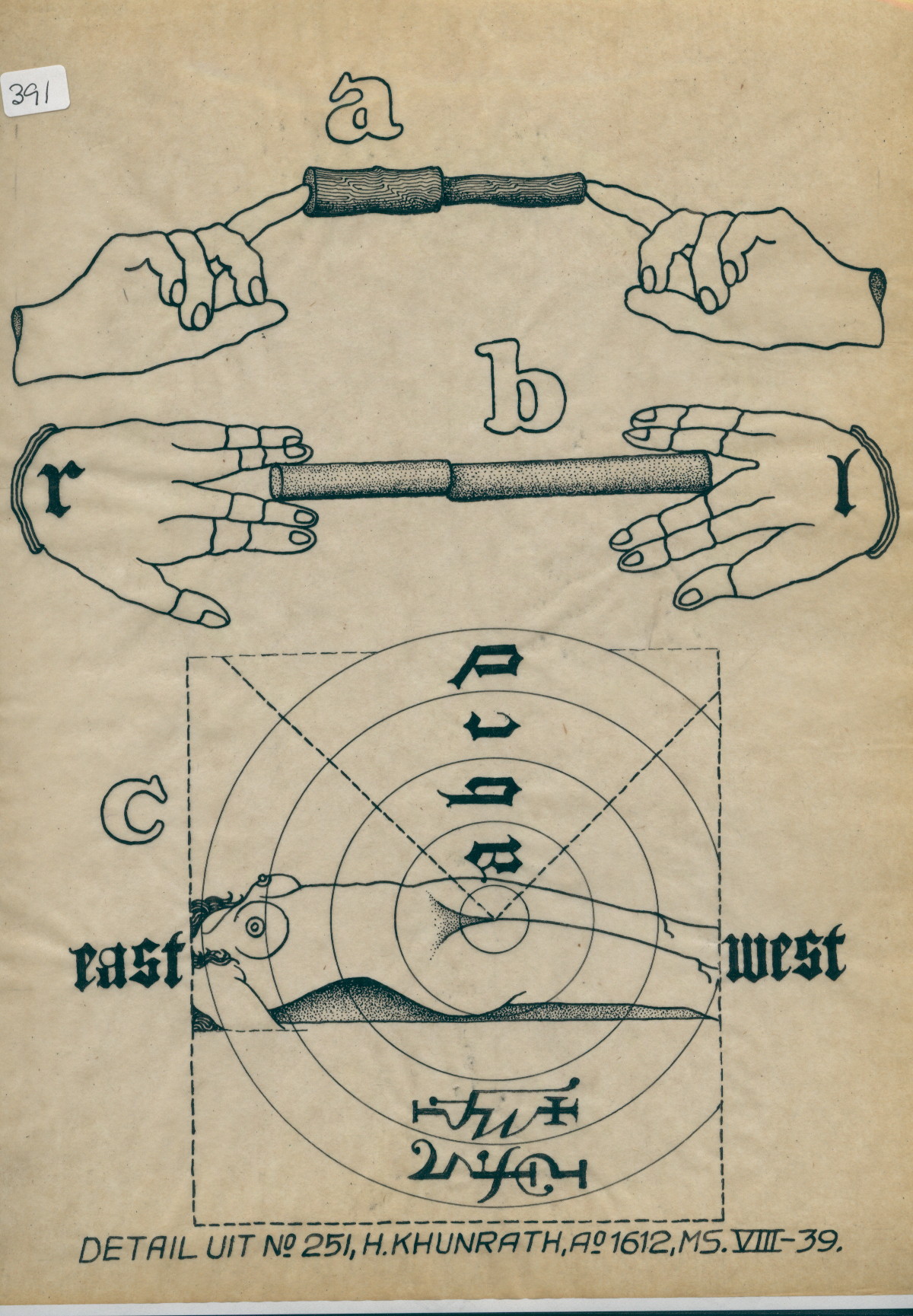 R/2/391 - drawing of hands holding tubes and lying female body - Museum ...