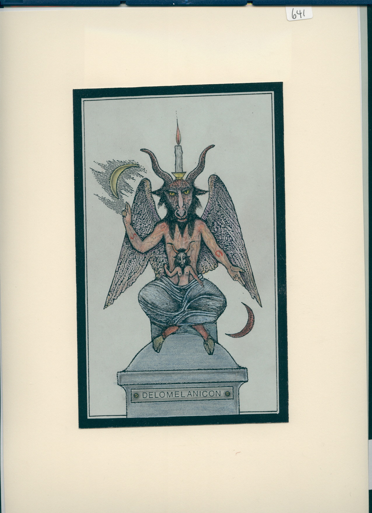 R/4/641 - drawing of Baphomet - Museum of Witchcraft and Magic