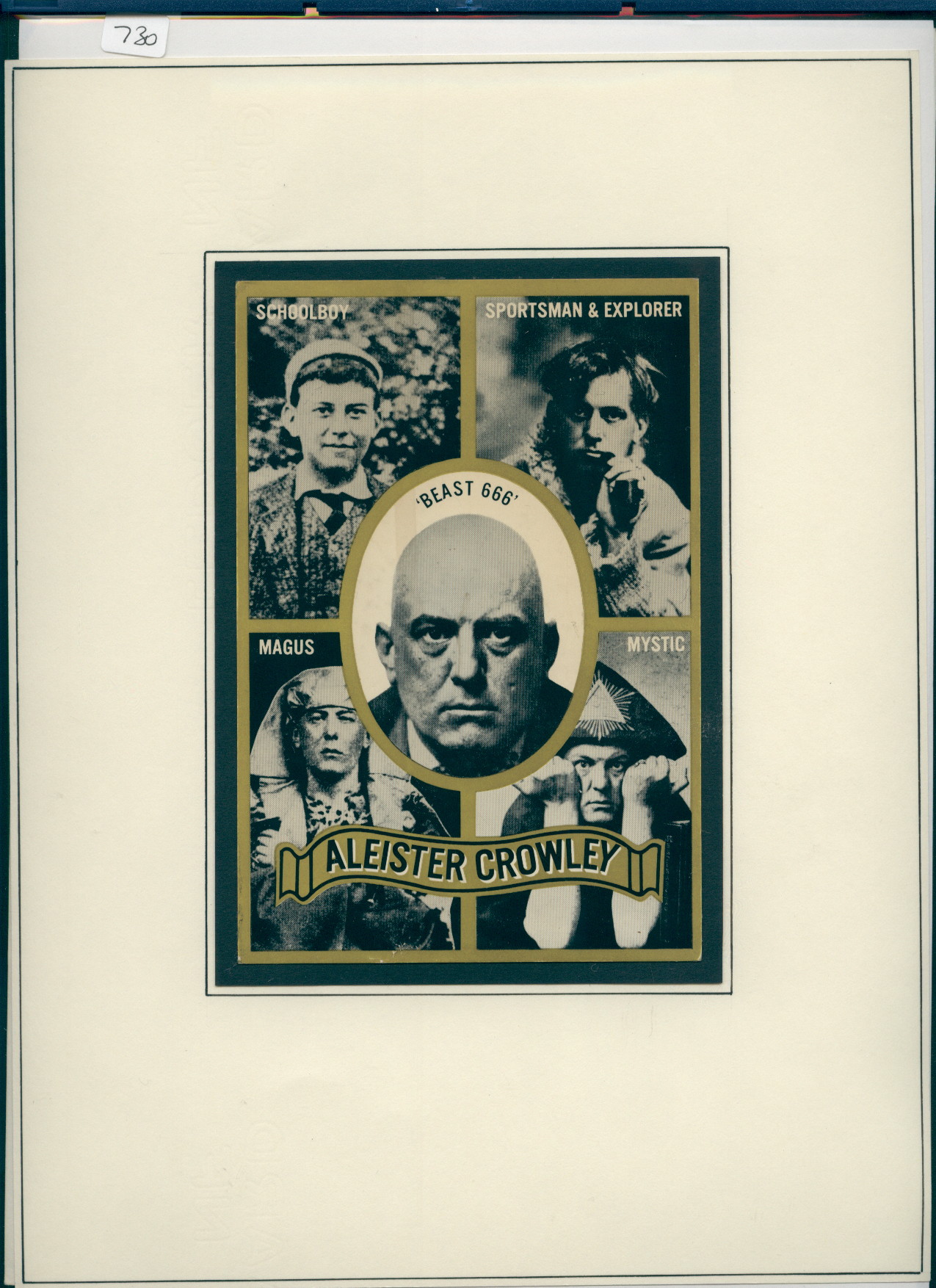 R/5/730 - print of 5 pictures of Aleister Crowley - Museum of ...