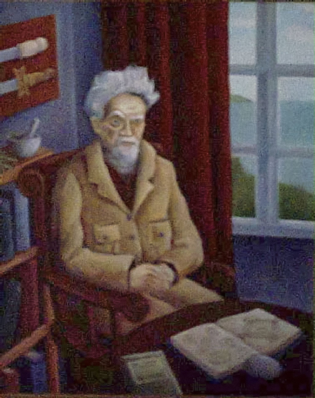 1143 - Portrait of Gerald Gardner by Lisa Berkshire - Museum of ...