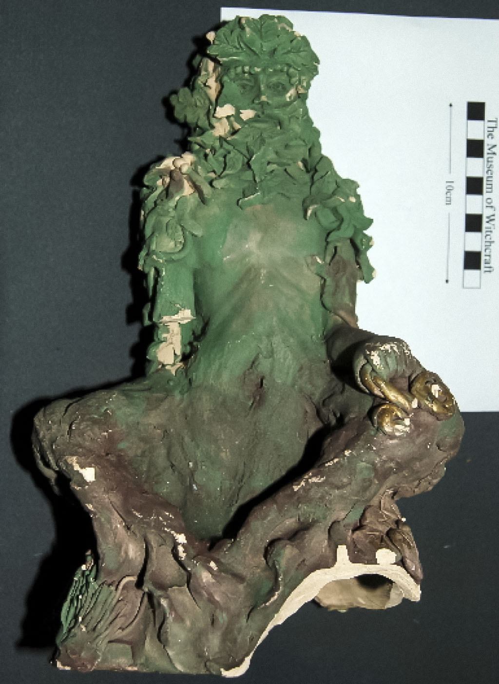 1820 - Green Man Figure - Museum of Witchcraft and Magic