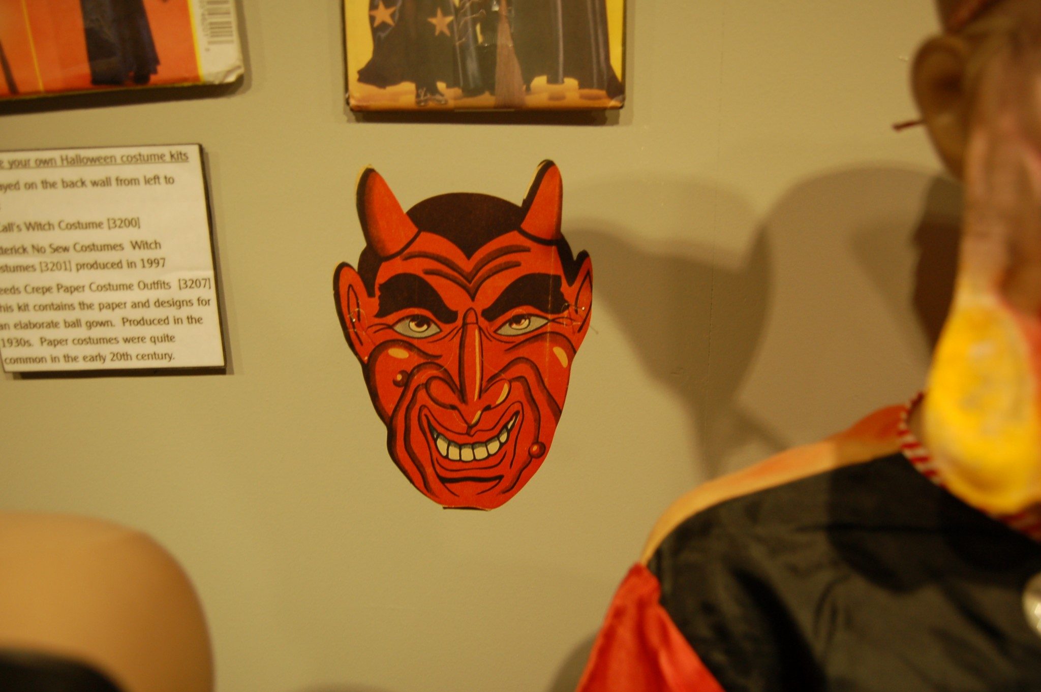 3446 Red Devil Halloween Mask - Museum of Witchcraft and Magic