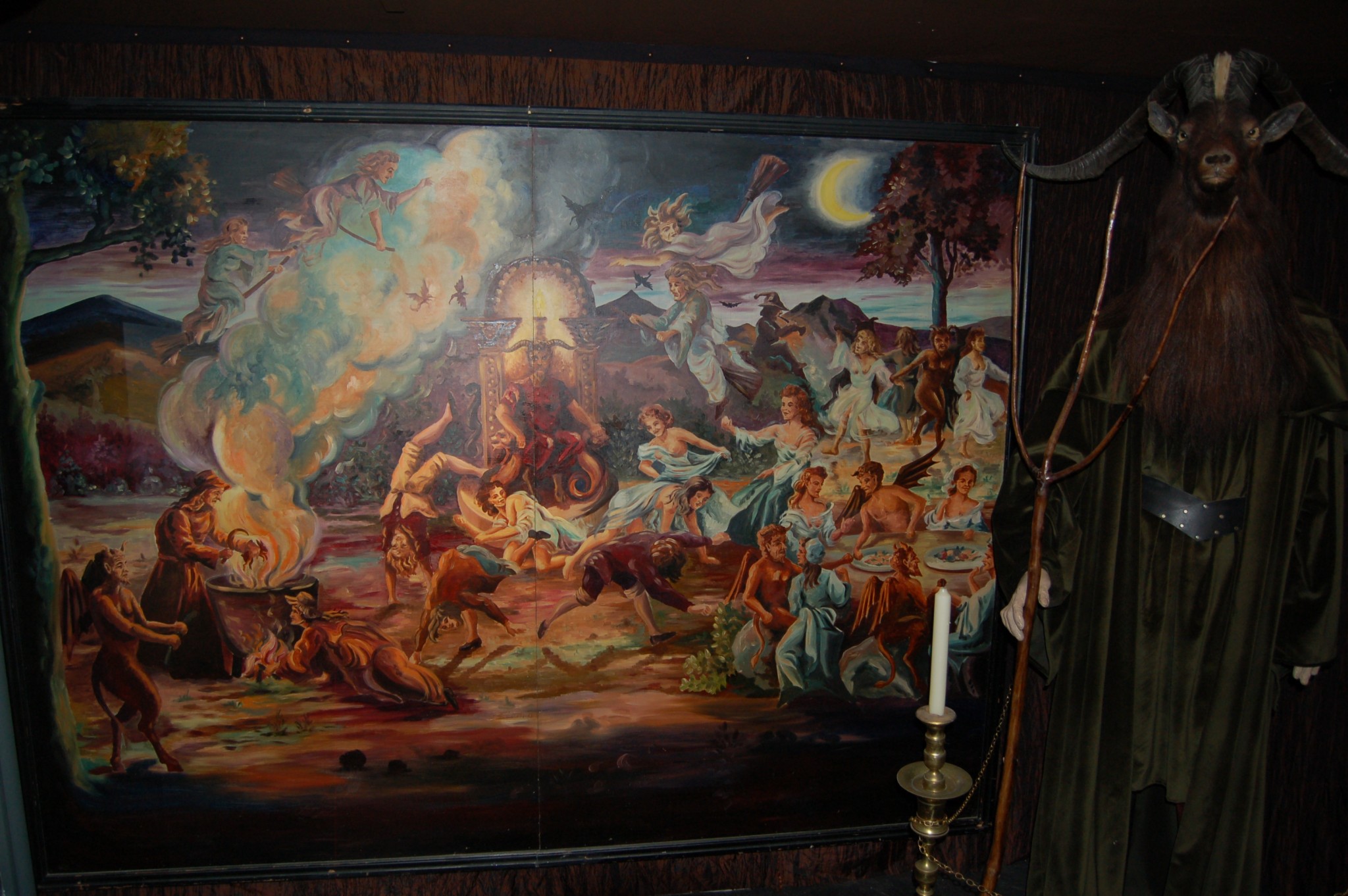 The upstairs gallery: before and after - Part One: The Horned God ...