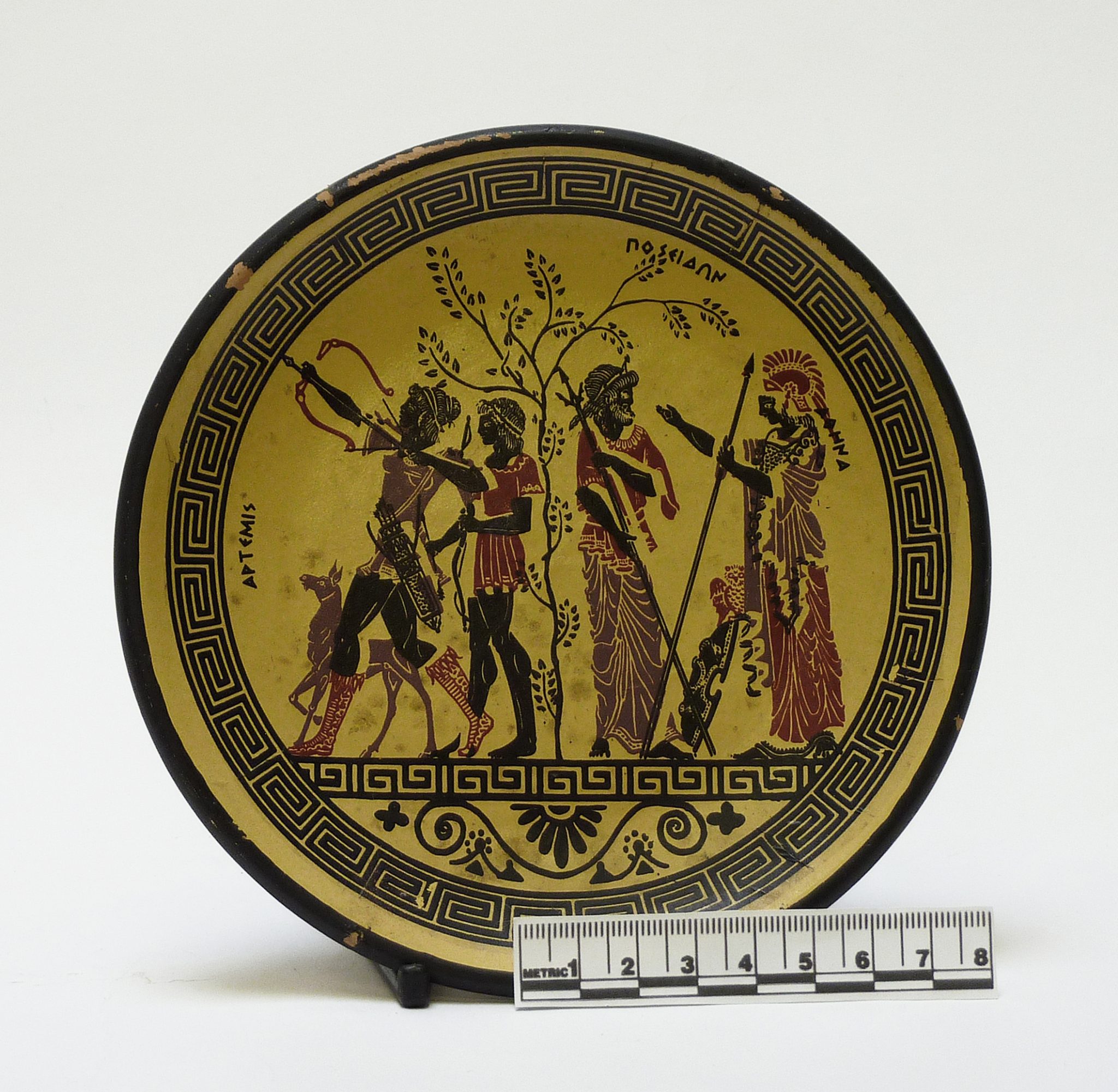 3831 - Artemis and Athena Plate - Museum of Witchcraft and Magic