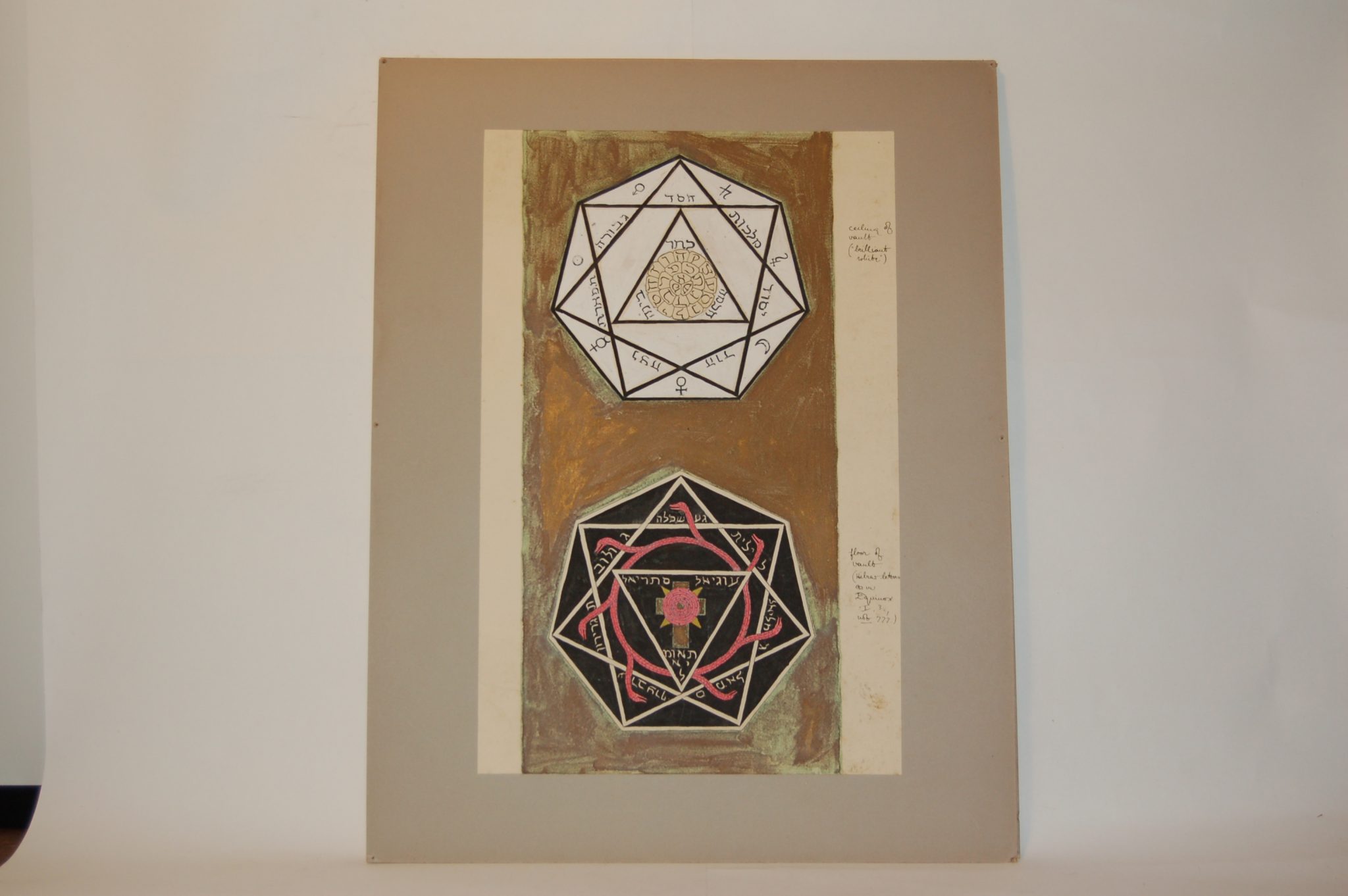 3945 - Sketch of the Vault of the Adepts by Steffi Grant - Museum of ...